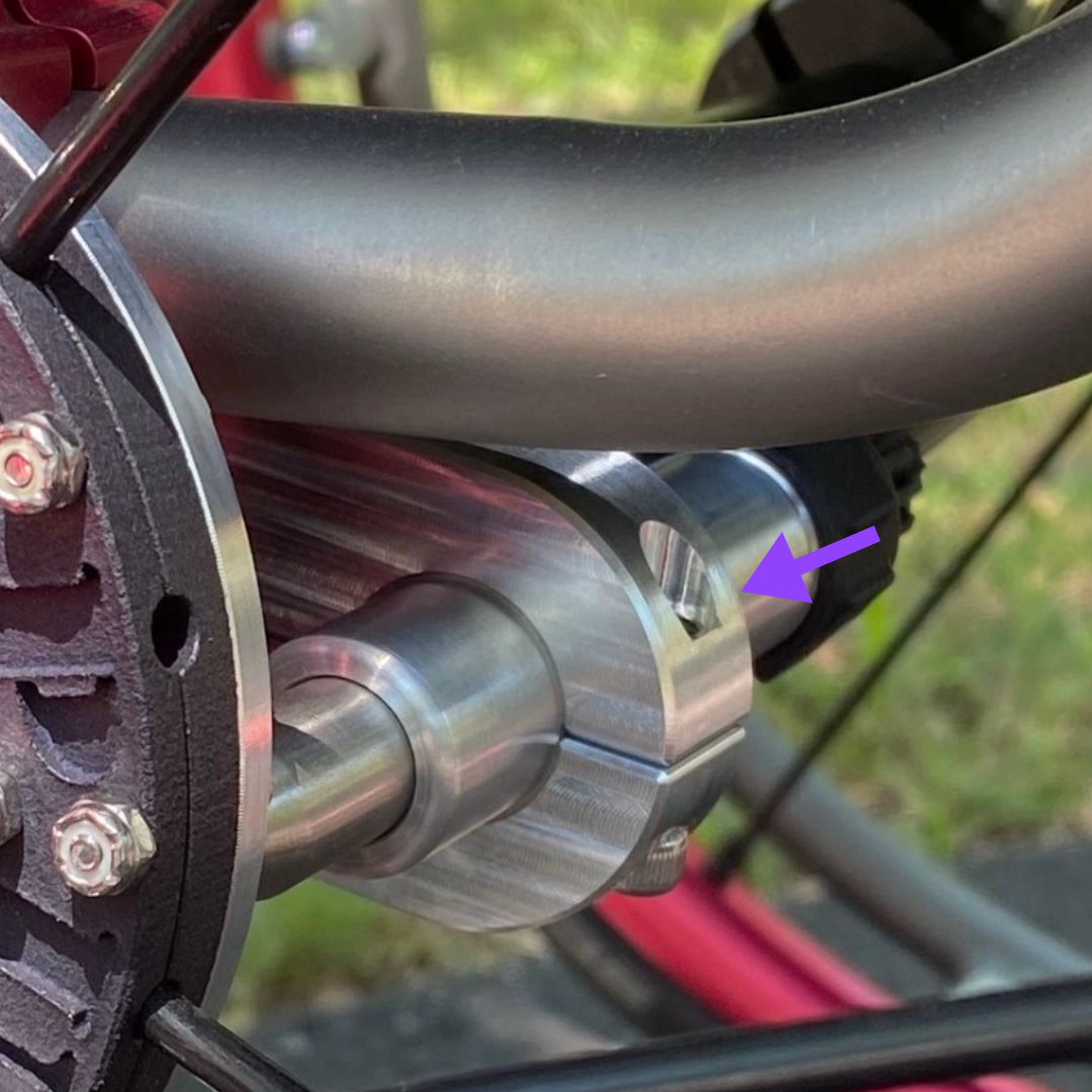 Push Lox 3 Bolt Split Clamp Camber Tube Mount — Wheelchair Bearings