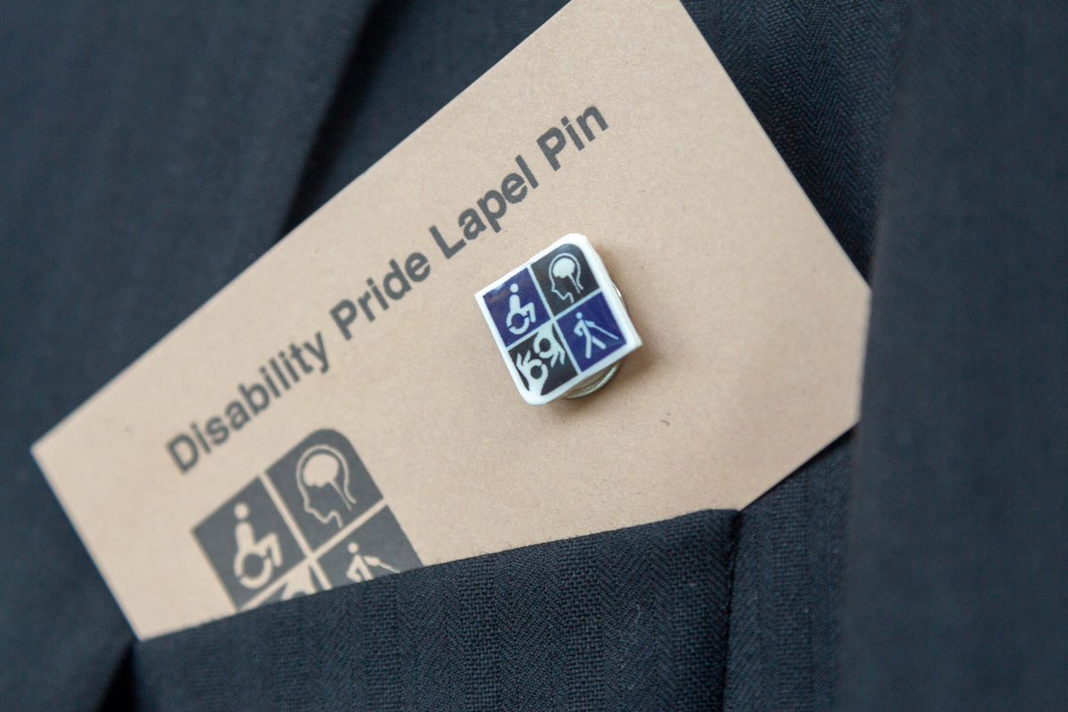 Disability Pride Lapel Pin with Magnetic Back from Disability Lab ...