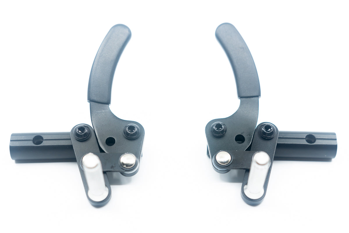RWC Push to Lock Lever Brakes (Pair) — Wheelchair Bearings